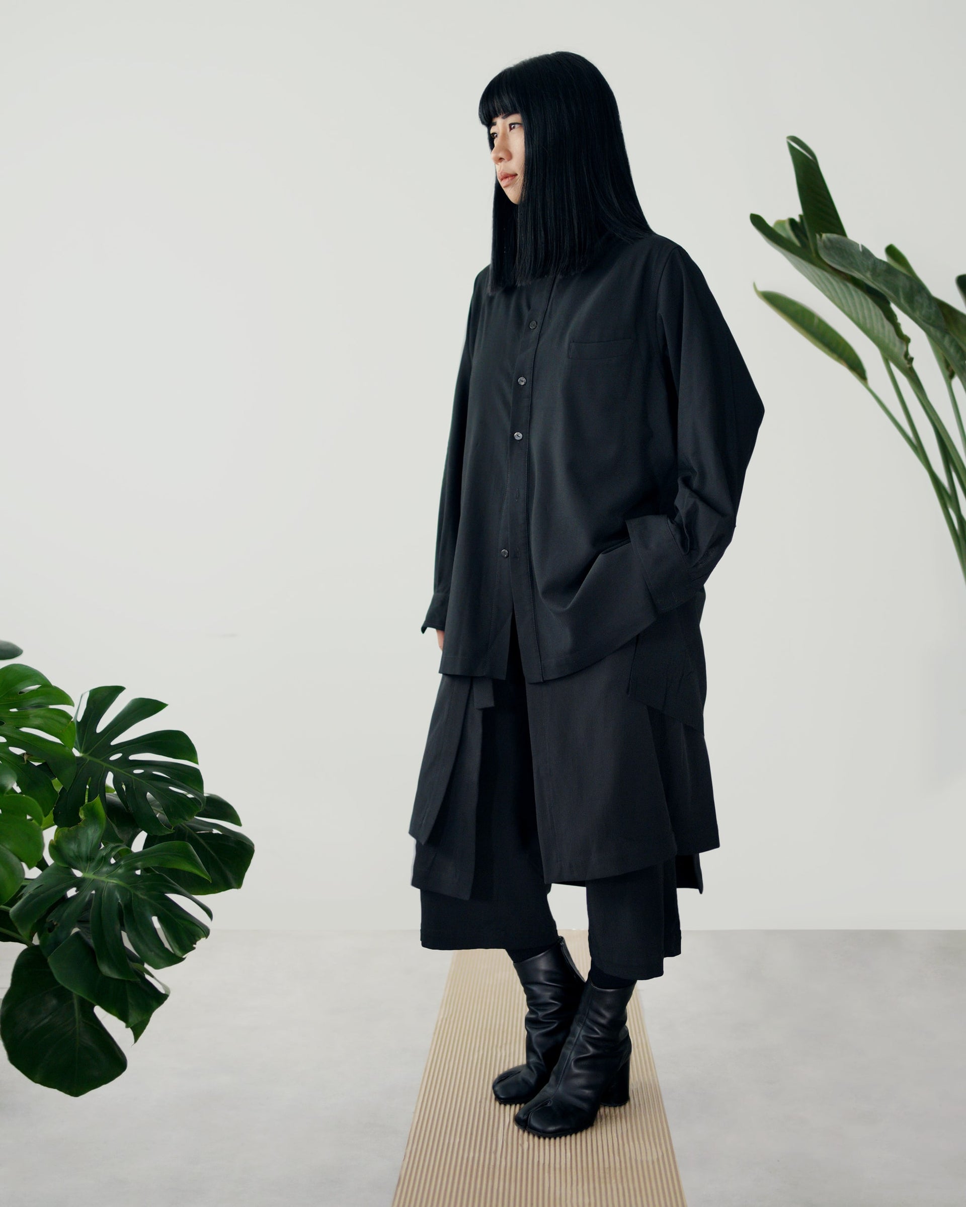 ROSEN Online Store | The Nyima Hakama | Micro-Faille Cotton – ROSEN ...