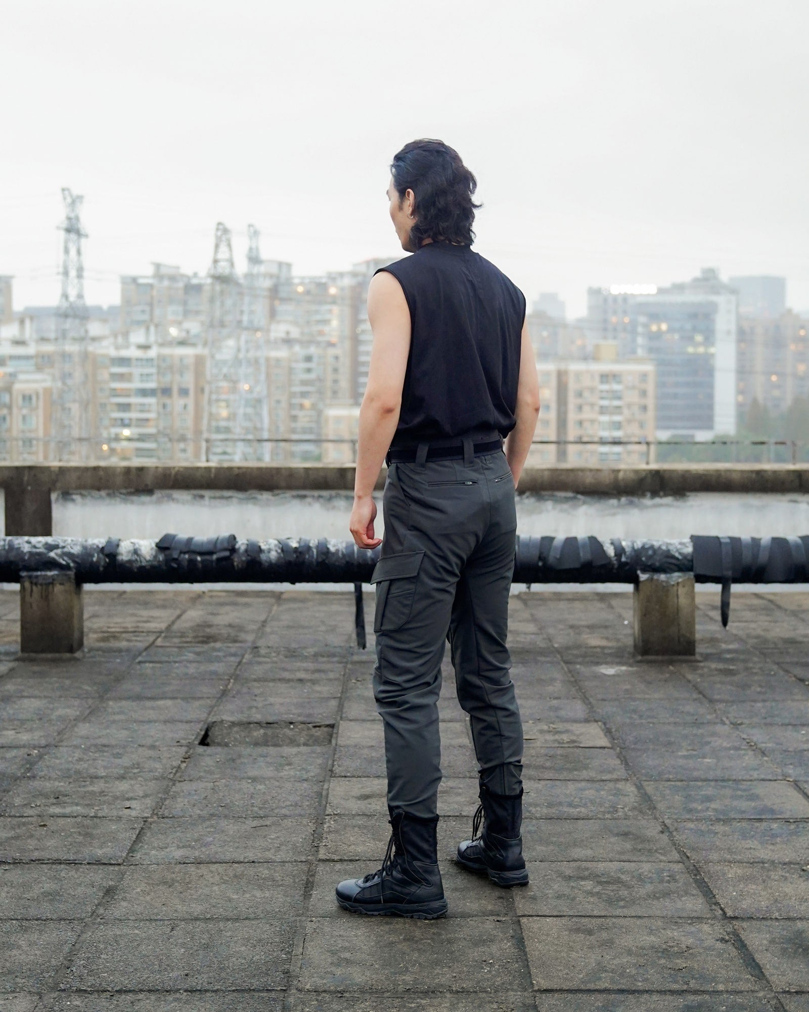 ROSEN-X Europa Cargo Pants | Black - Schoeller®-dryskin – ROSEN | ROSEN-X